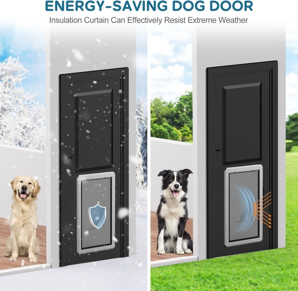 Extra Large Replacement Flap for Dog Door - 23.6" H x 13.8" W - Easy ...