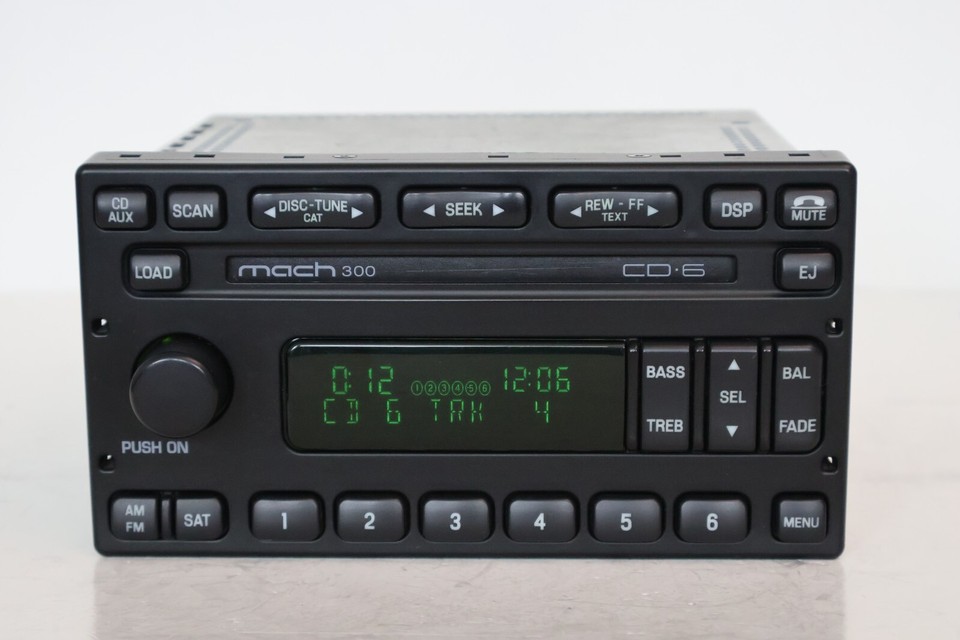 OEM FORD MERCURY MACH 300 AUDIOPHILE SAT RADIO 6 CD CHANGER STEREO ...