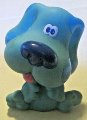 Blues Clues Blue DOG vinyl figure Toy 3", 1998 Tyco | eBay