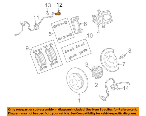 CHRYSLER OEM 18-23 Gladiator Brake Components-Brake Hose Eye Bolt ...