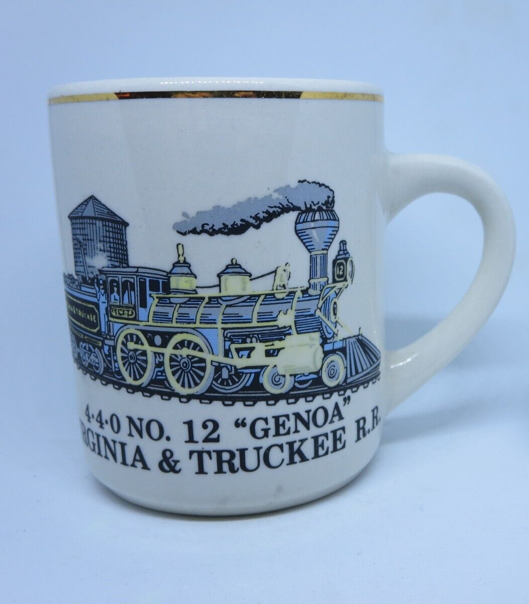 Virginia & Truckee Railroad No.12 The Genoa Steam Locomotive Mug | eBay