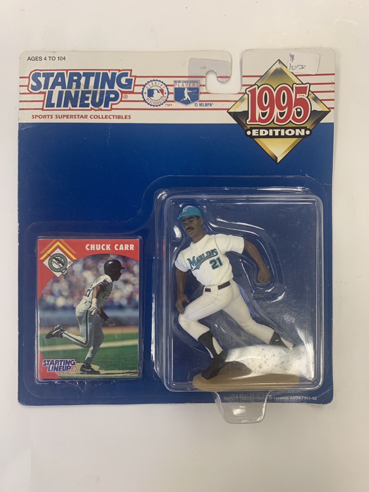 1995 ROOKIE CHUCK CARR MLB STARTING LINEUP | eBay