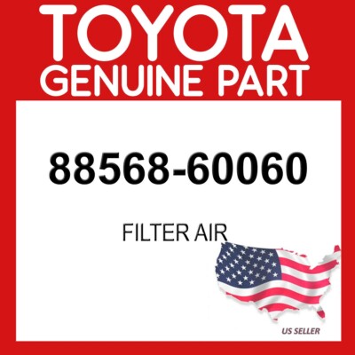 Toyota Genuine 88568-60060 Filter Air 8856860060 OEM | eBay