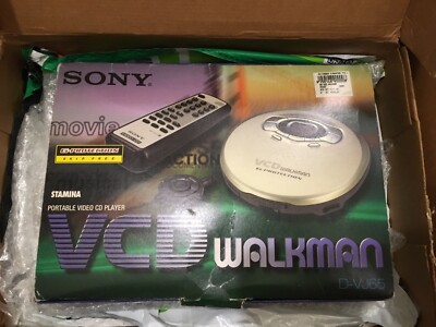 Vintage Sony Walkman VCD Player Model D-VJ 65 | eBay