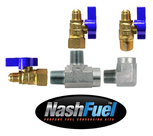 3/8" Flare SAE Propane Natural Gas Manifold Ball Valve Lock Off Low ...