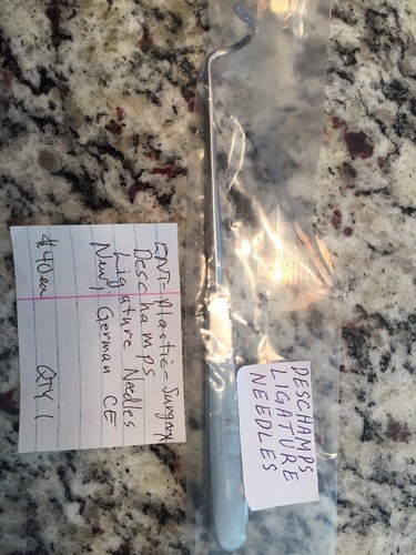 Ear Nose Throat Instrument, Ent Instrument Deschamps Ligature Needles ...