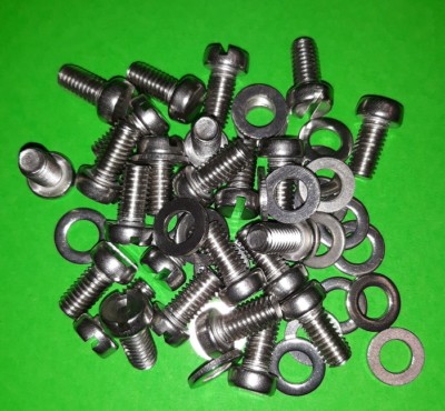25 VW Engine Tinware SLOTTED Screws Beetle Split Bay Van 1200 1300 1500 ...