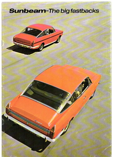 Sunbeam Alpine Rapier H120 Fastback 1971-72 UK Market Sales Brochure ...