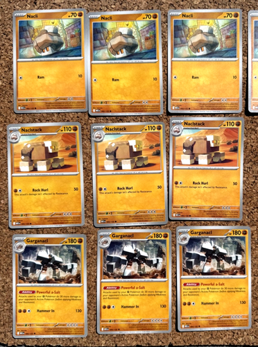 Nacli, Naclstack, Gargnacl - Playable Fighting Type - Mega Evolutions ...