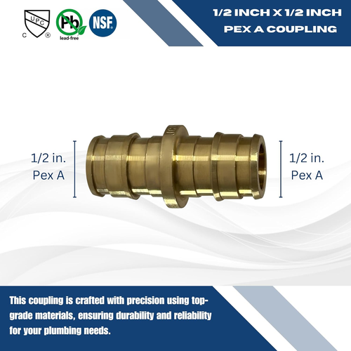 10 Pieces 1/2" Pex A Coupling, F1960 Expansion Coupling | eBay