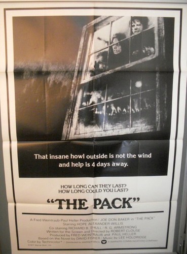 Cinema Poster: PACK, THE 1977 (One Sheet) Joe Don Baker Hope Alexander ...