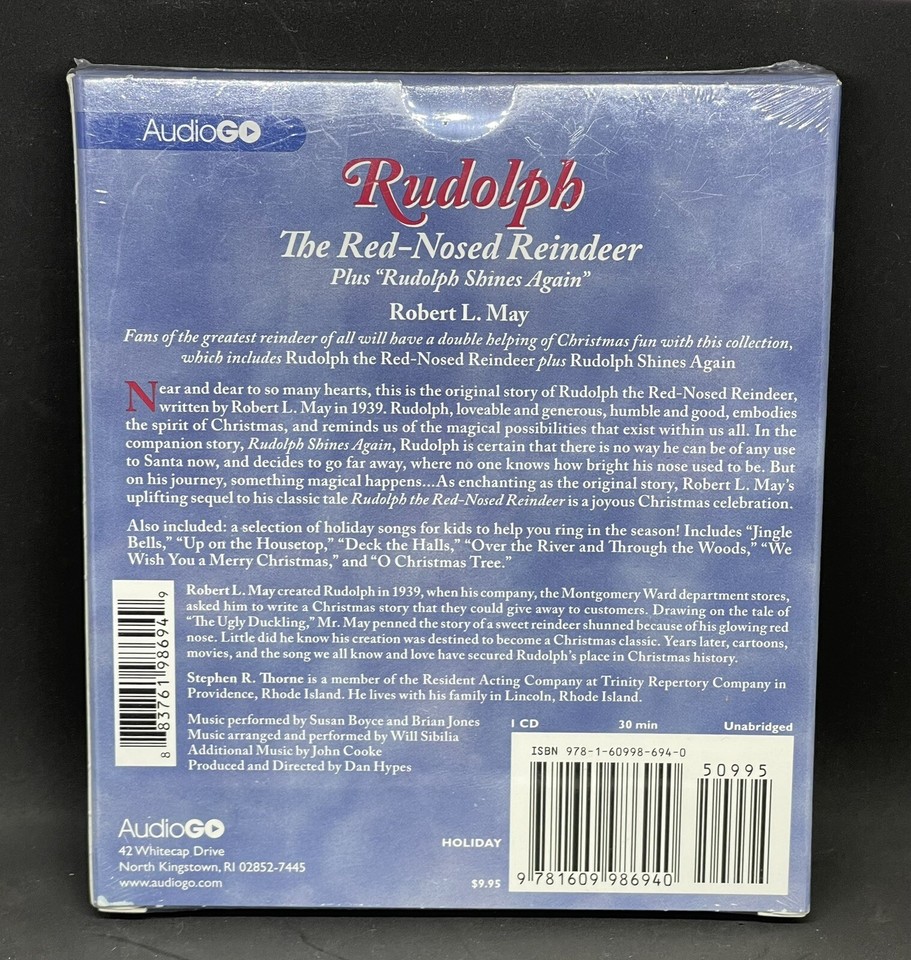 Rudolph The Red-Nosed Reindeer : Plus "Rudolph Shines Again" by Robert ...