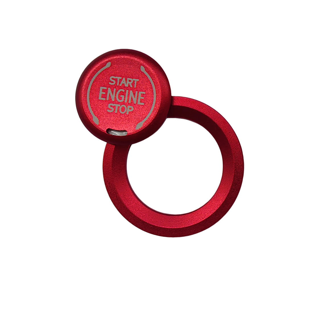 RED Engine Start Stop Cover Trim Fit for Chevy Colorado 2023 2024 ...