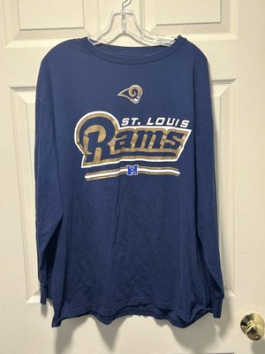 ST LOUIS RAMS - NFL Team Apparel Blue Long Sleeve Los Angeles T-shirt ...
