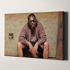 The Big Lebowski The Dude Toilet Scene Funny Bathroom Canvas Wall Art ...