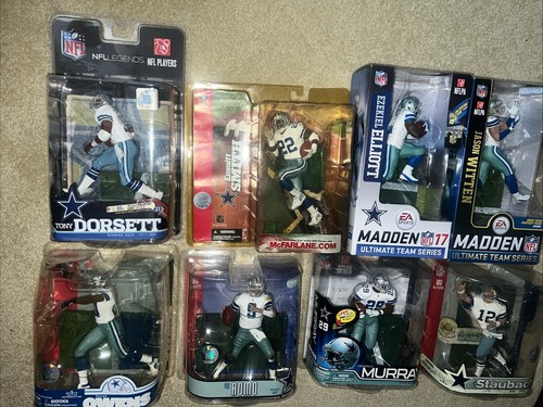 McFarlane Dallas Cowboys NFL Figure Statue Lot Football Smith Dorsett ...