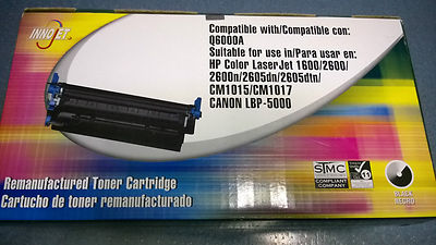 Innojet Black Toner Cartridge Compatible with HP Q6000A BRAND NEW | eBay