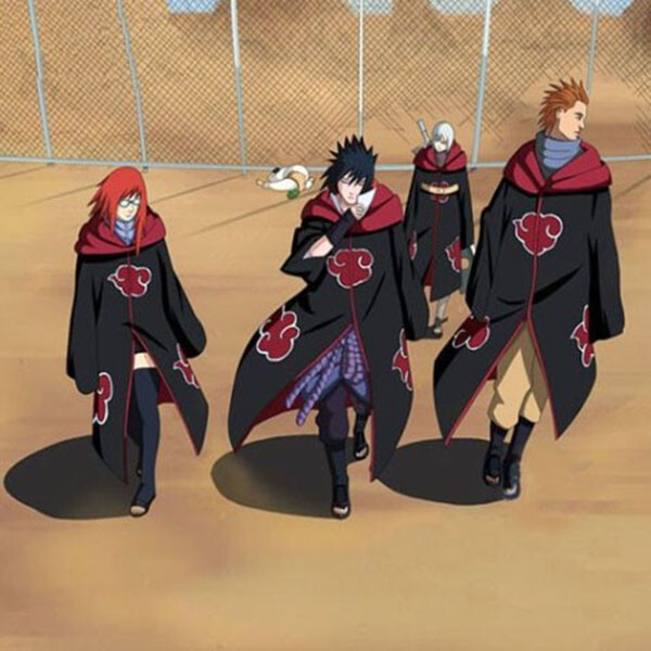 Sasuke Akatsuki Outfit Sasuke & Itachi Uchiha Clan Geldbörse