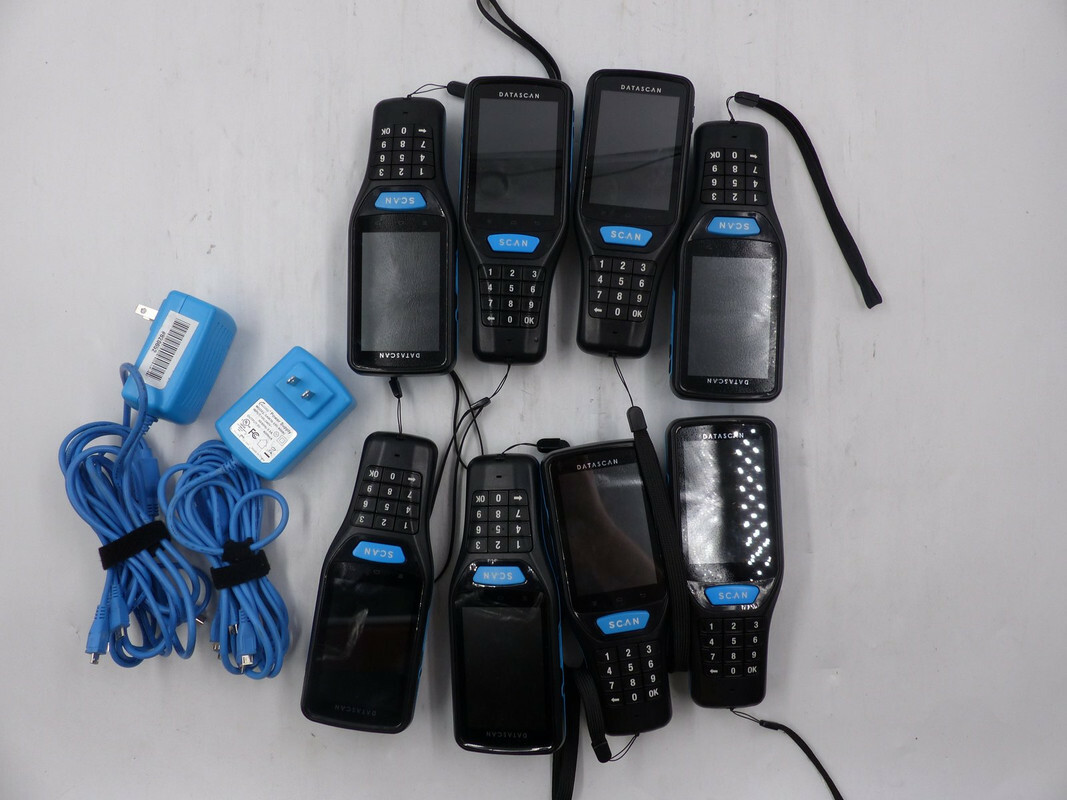 DATASCAN QPID1000 QPID1000 LOT OF 8 WIRELESS HANDHELD SCANNER | eBay