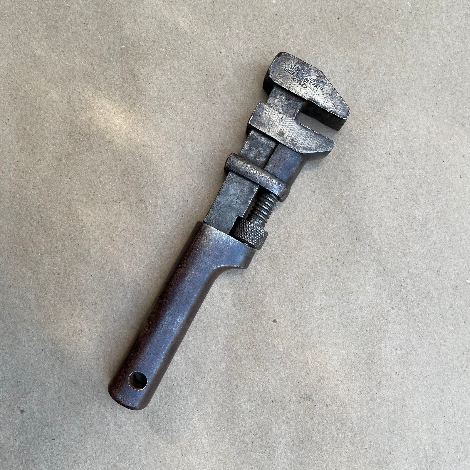 Vintage Antique 6.5" COES Adjustable Monkey Wrench Patent USA | eBay