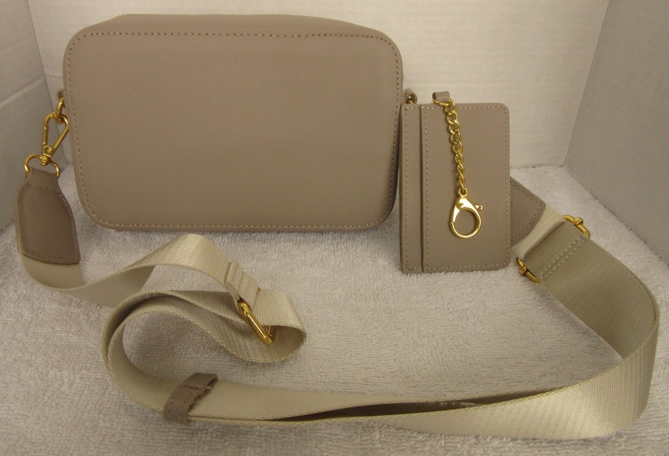 JOY MANGANO Joy Clean & Chic Saffiano Leather Crossbody Camera Bag ...