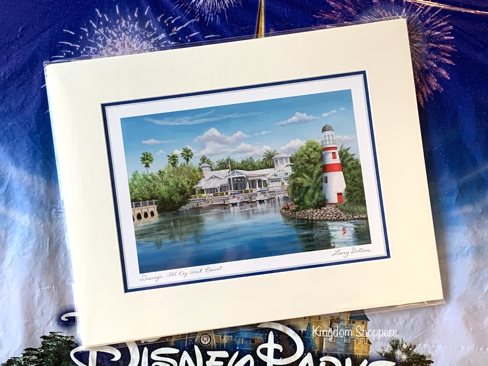 Disney Parks Old Key West RESORT Lighthouse Larry Dotson Print NEW 11 x 14 | eBay