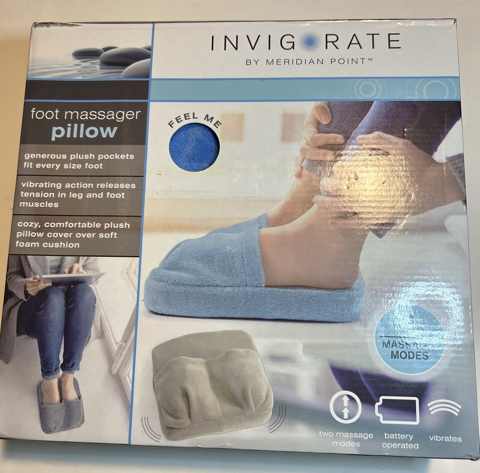 Invigorate Meridian Point Foot Massager Pillow | eBay