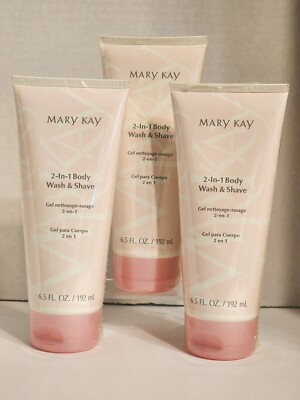 Mary Kay 2-In-1 Body Wash and Shave x3 - - 6.5 fl oz New Sealed Fast ...