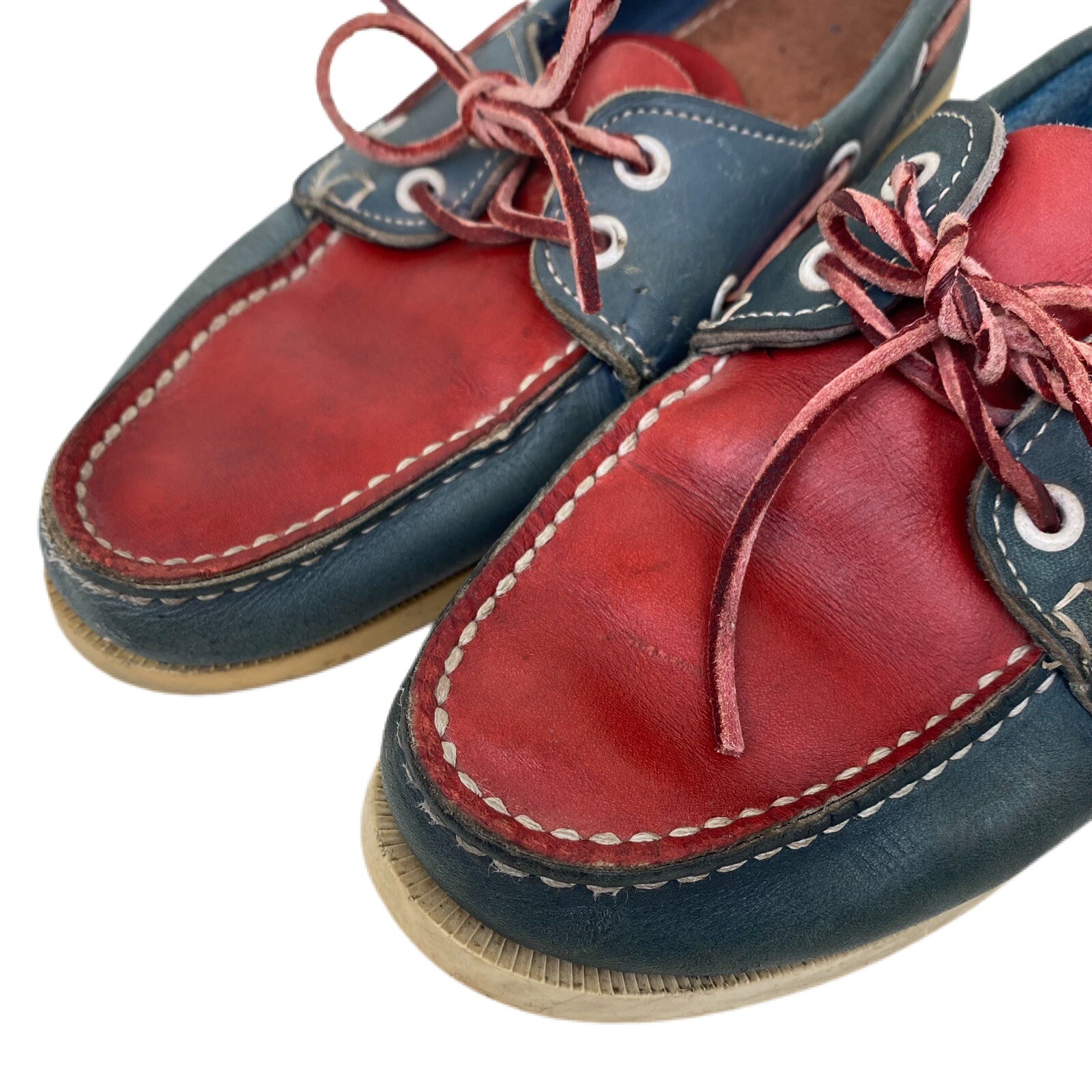 Vintage QUODDY Camp Moccasin Made In USA Maine Handsewn Boat Shoes ...