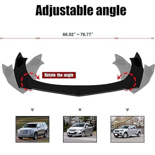 Front Bumper Lip Spoiler Splitter Car Body Rear For Mini Cooper Paceman ...