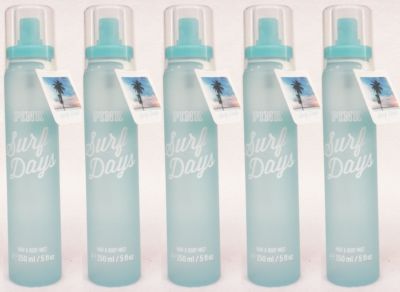 5 Victoria's Secret Pink SURF DAYS Hair & Body Mist 5 fl oz RARE HTF ...