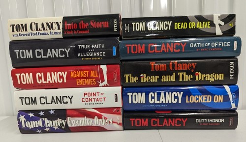 10ct Tom Clancy Hardcover/ TPB Book Lot: Jack Ryan Series & More | eBay