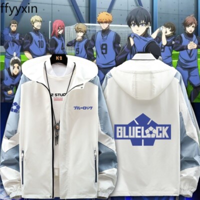 BLUE LOCK Isagi Yoichi Long Sleeved Coat Unisex Zip Jacket Sweatshirts ...