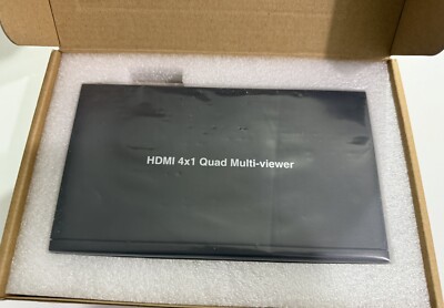 4K HDMI 4X1 Quad Multi-Viewer 4 IN 1 Out Multi Screen Splitter HDMI ...