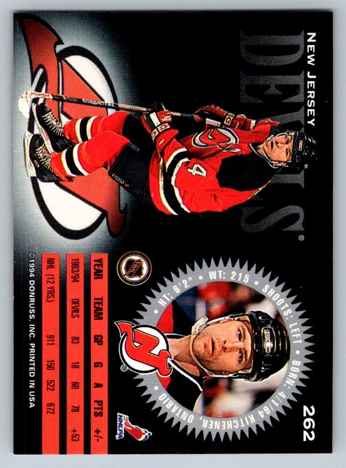 1994 Donruss #262 Scott Stevens NM+ | eBay