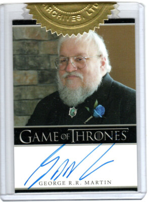 GAME OF THRONES SEASON 2 GEORGE RR MARTIN CO-EXECUTIVE PRODUCER WRITER ...
