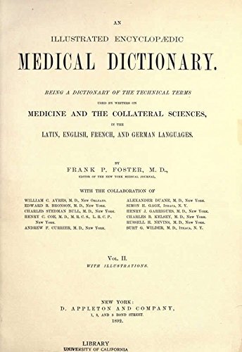 An Illustrated Encyclopëdic Medical Dictionary: Being A Dictionary Of ...