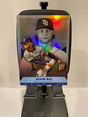 2022 Topps Fresh Faces #FF5 Shane Baz Rays RC | eBay