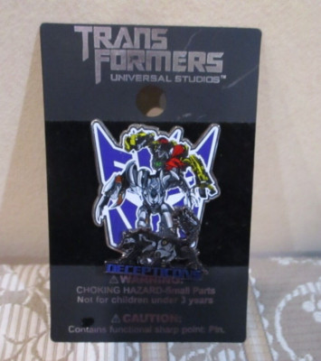 New Universal Studios Hasbro Transformers Megatron Decepticon Logo Pin ...