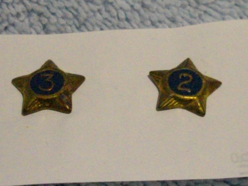 2 Vtg Adult SERVICE STAR Boy Scout PINS BSA Uniform Sash Badge 1-05 ...