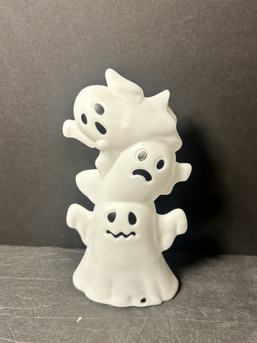 Ghost Halloween Motion Activated Ghosts Tower Decor LIGHTS Up Talks ...