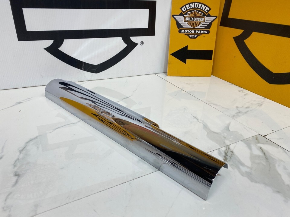 OEM 09-16 Harley Davidson Touring Complete Chrome Exhaust Heat Shields ...