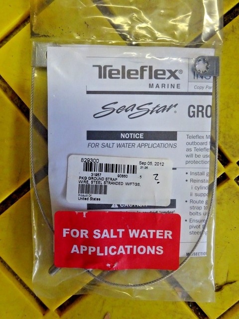 Teleflex Seastar Grounding Strap Kit # 829300 for sale online | eBay