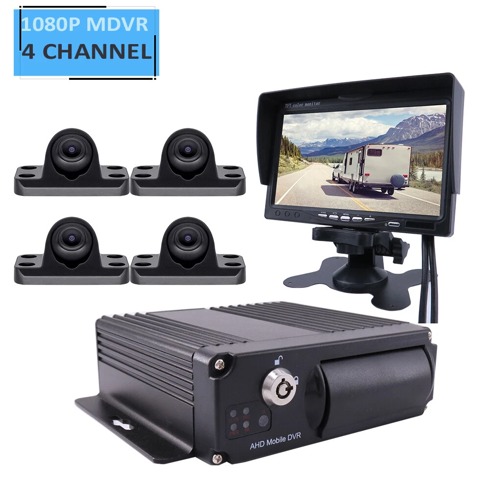 4CH 1080P FHD SD MDVR Kit Car CCTV System Support 360 AVM, 55% OFF