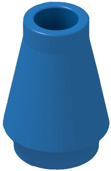 ☀️Lego 1x1 Blue Cone Round x100 Stud Part Piece Bulk Lot Legos # 4589b ...