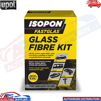 U-POL Isopon Fastglas Glass Fibre Kit 0.25m2 - FAST DELIVERY | eBay UK