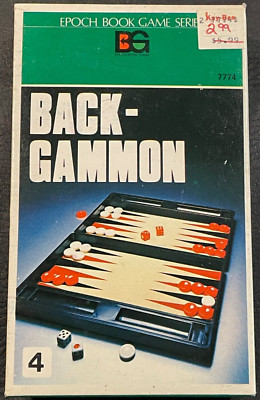 Epoch Book Game Series 1977 Backgammon- NEW | eBay