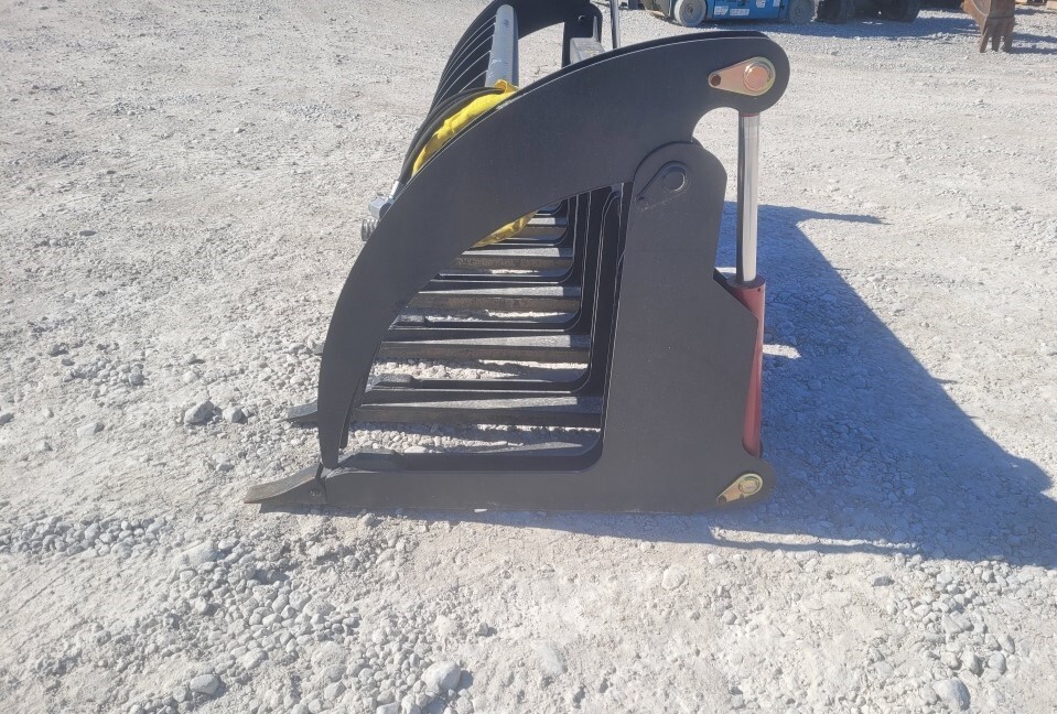 84'' Root Rake Clam Grapple with Skid Steer Quick Connect | eBay