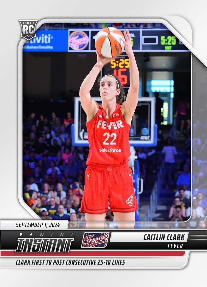 🔥TIME Magazine 2024 Athlete of the Year Caitlin Clark + ROOKIE CARD 195 ...
