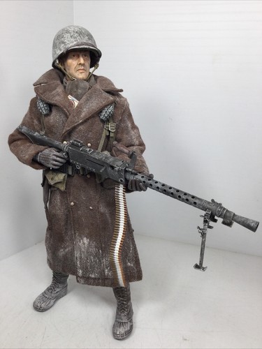 1/6 DRAGON US 101ST AIRBORNE PARATROOPER .30 CAL MACHINE GUNNER ...